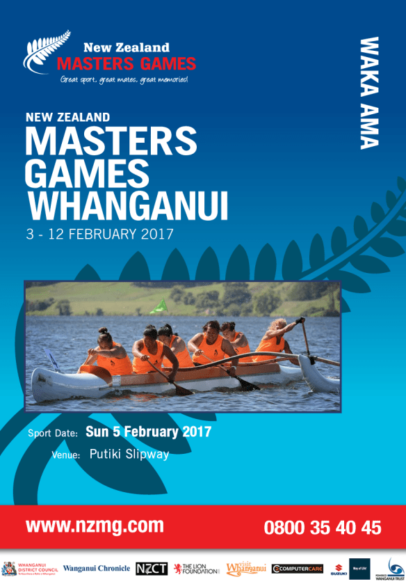 New Zealand Masters Games -Whanganui | Hoe Tonga Pacifica Waka Ama ...